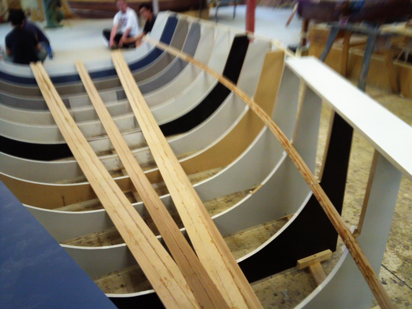 BenJames: Strip Planking and Hull construction