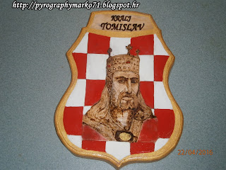 Pyrographymarko: KRALJ TOMISLAV U POVIJESNOM GRBU