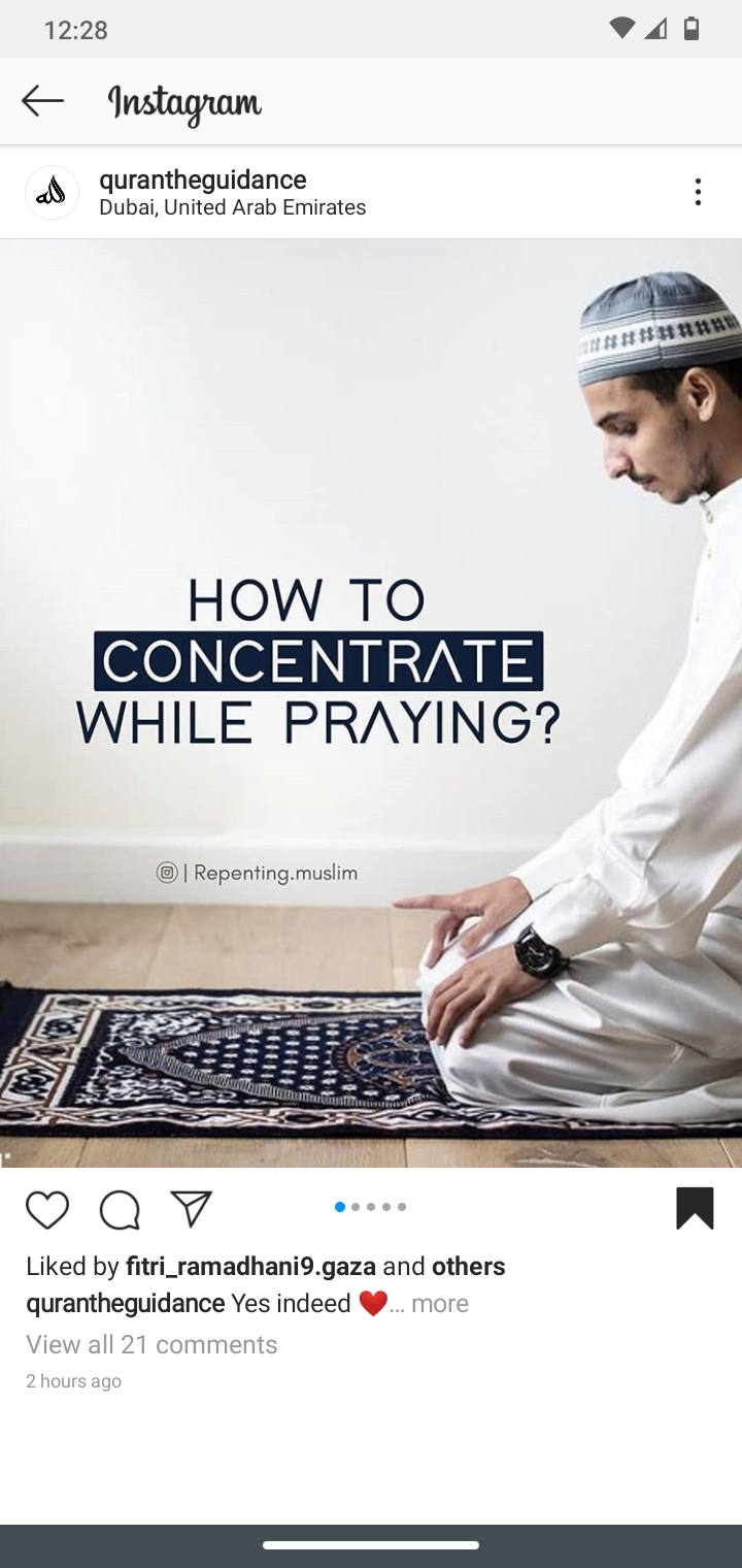 As Salah: inni wajjahtu wajhiya dua