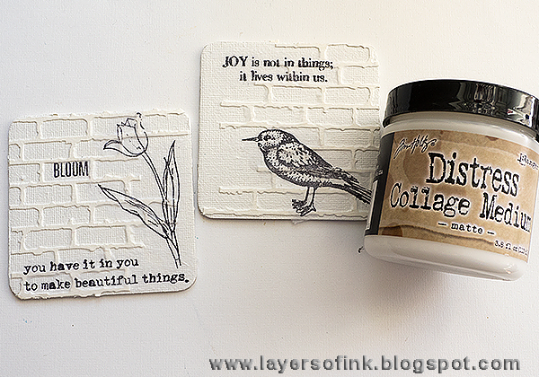Layers of ink: Mini Art Panels with UTEE tutorial