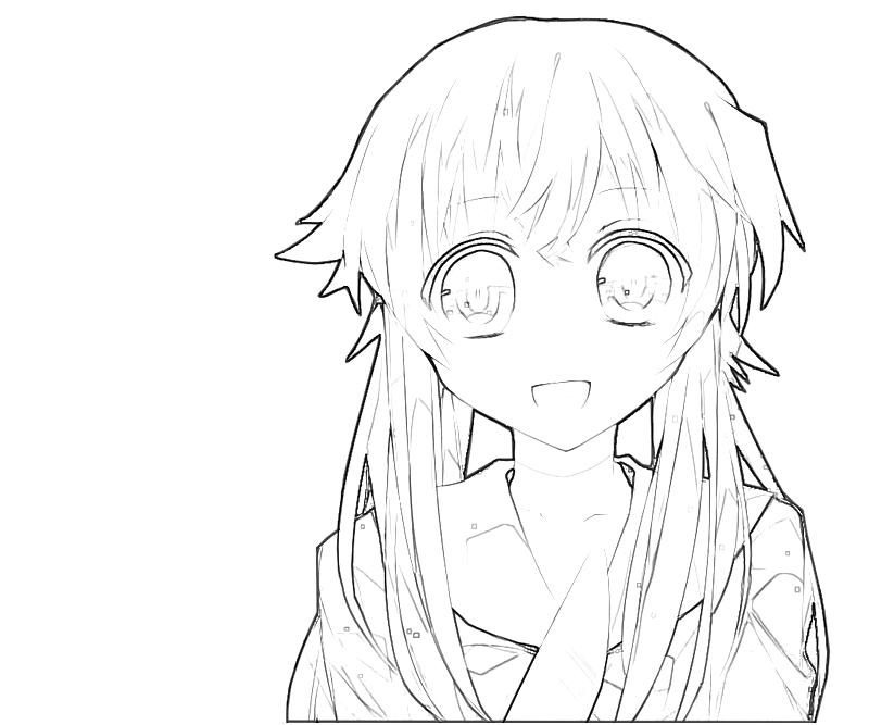 Future Diary Coloring Pages Coloring Pages