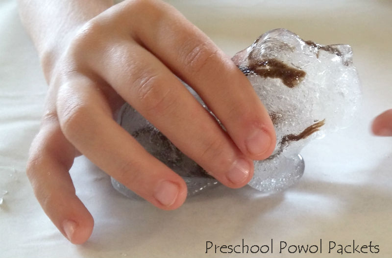 Brown Bear Slime Preschool Science Experiment | Preschool Powol Packets