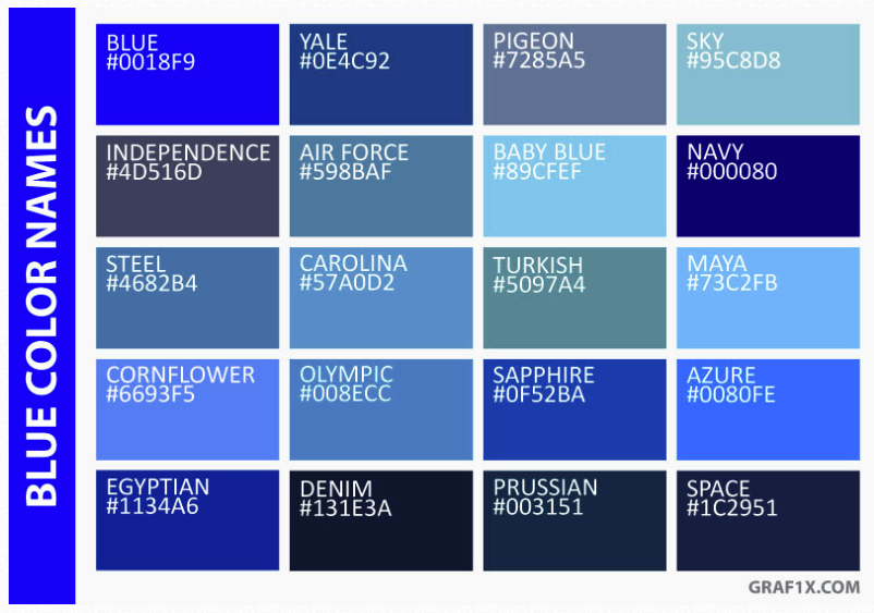 Kamus Warna Varian Nama Warna Warna dan Thesaurus Warna Kode HTMLnya