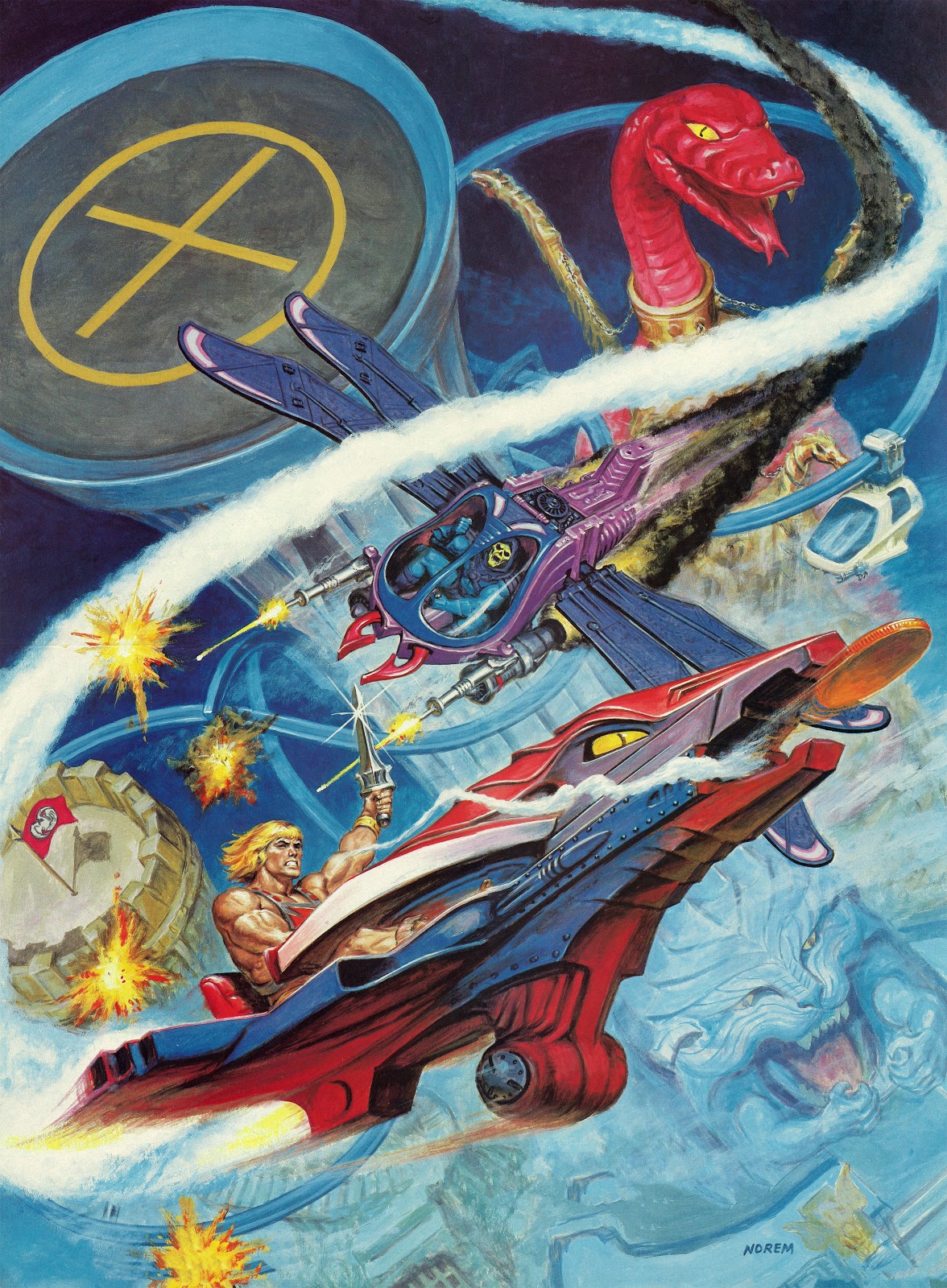 Toys and Bacon: The Box Art of MOTU Vehicles