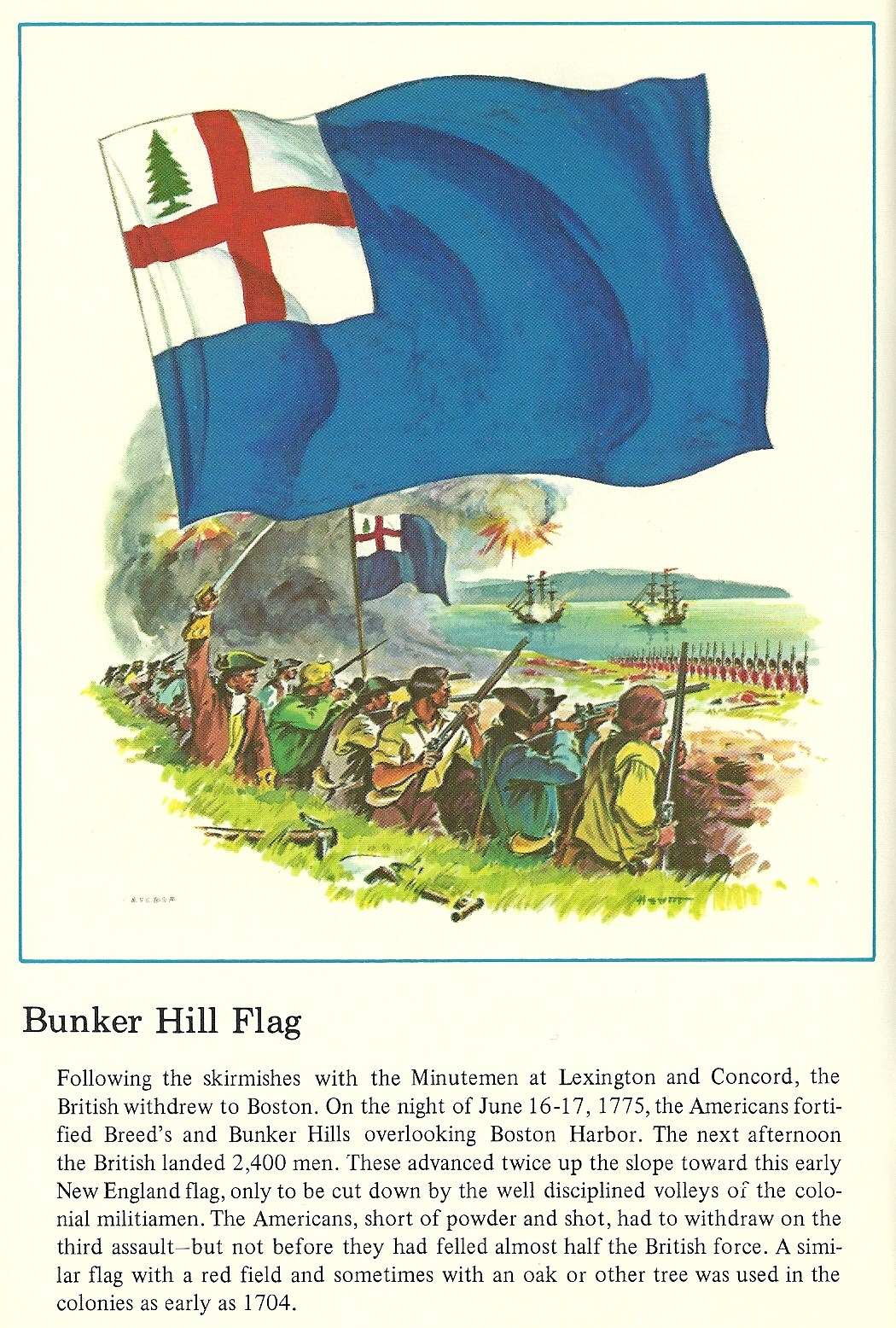 Rogers Park Retro: Flags of America: Bunker Hill Flag