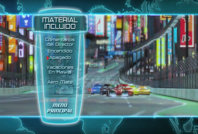 Cars Dvd Menu Walkthrough Youtube