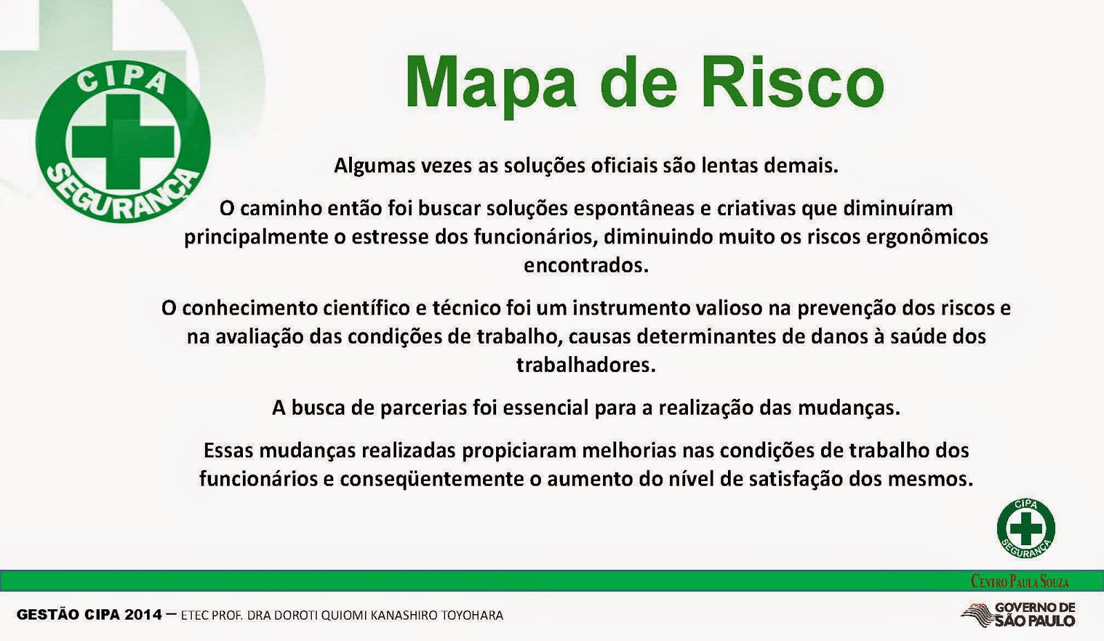 Mapa De Risco Da Cipa - RETOEDU