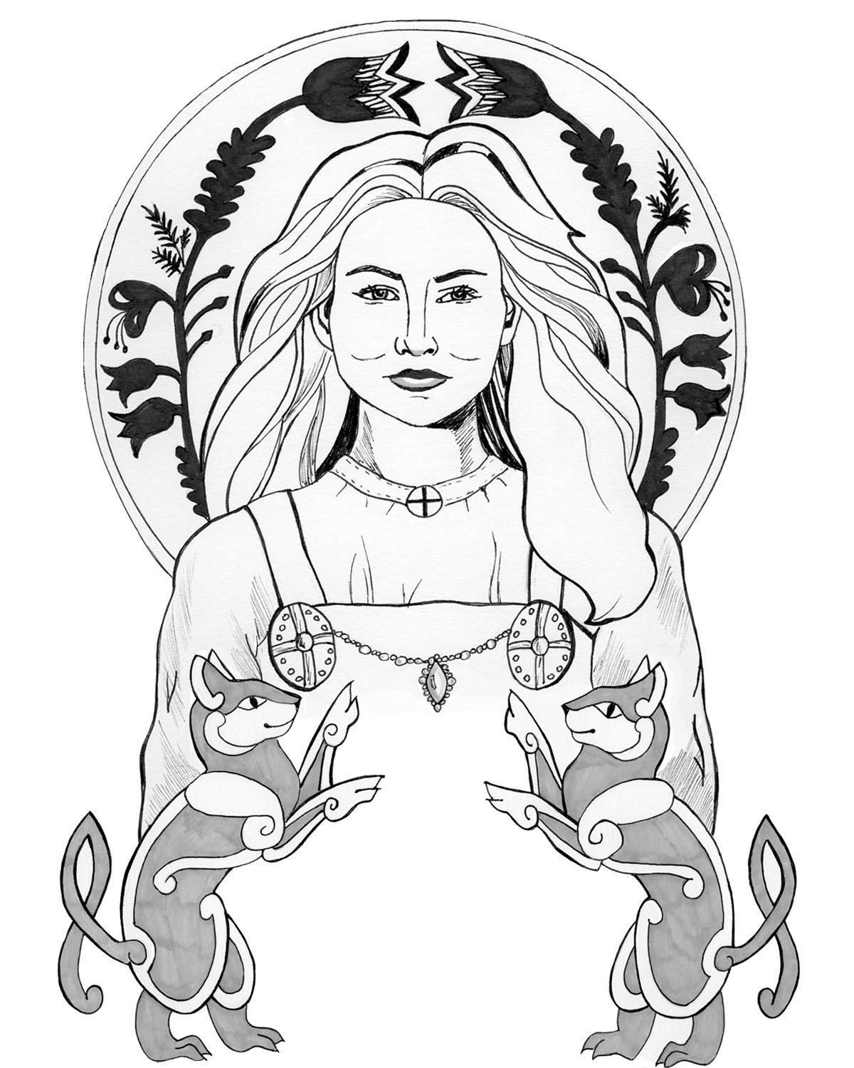 1000+ images about Freya studies for relief carving on Pinterest ...