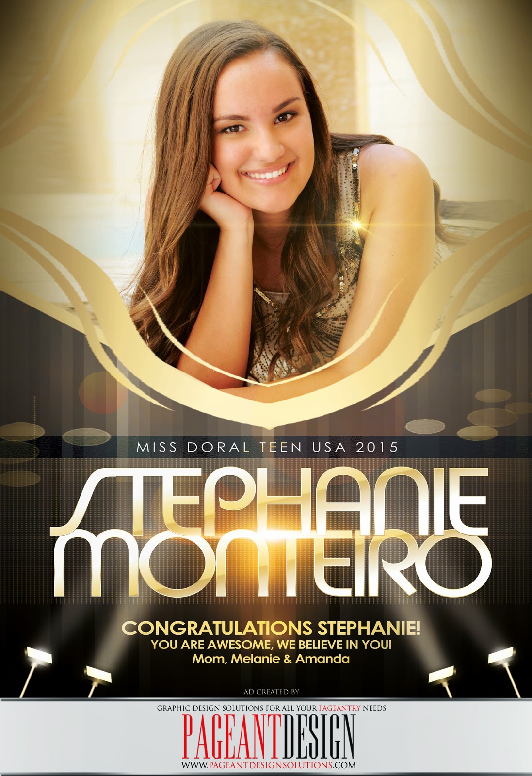 PAGEANT DESIGN | blog: Check Out Some Of Our Latest Pageant Ad Design Work!