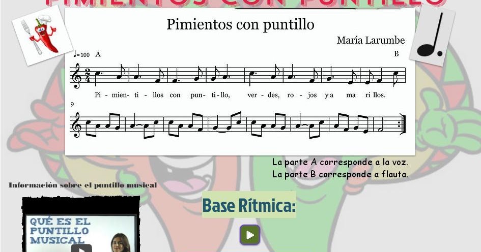 Fran Maestro de Música: Aprendemos el puntillo con una canción ...