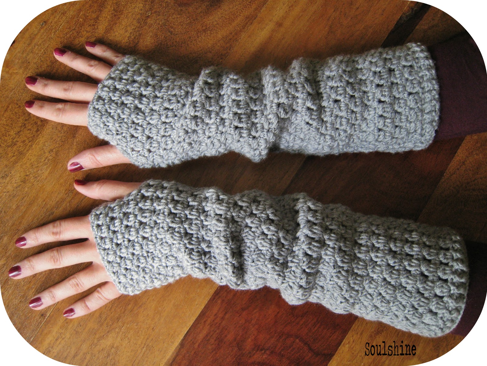 Soulshine: Mitones de ganchillo