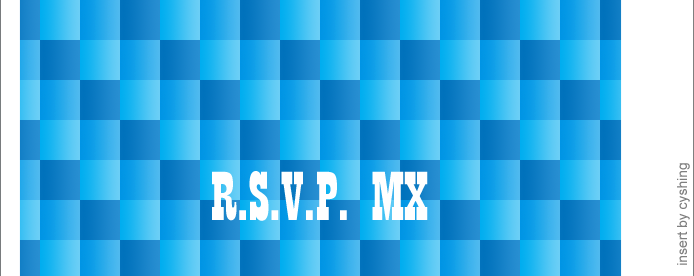 Welcome to MODHOUZ! :D: Checker Style Insert Set For RSVP MX