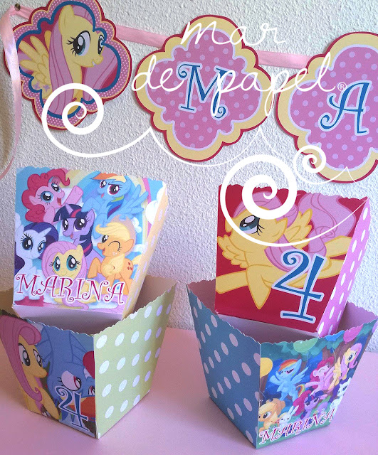 MAR DE PAPEL: Los 4 años de Marina: My little pony