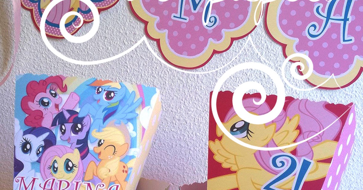 MAR DE PAPEL: Los 4 años de Marina: My little pony