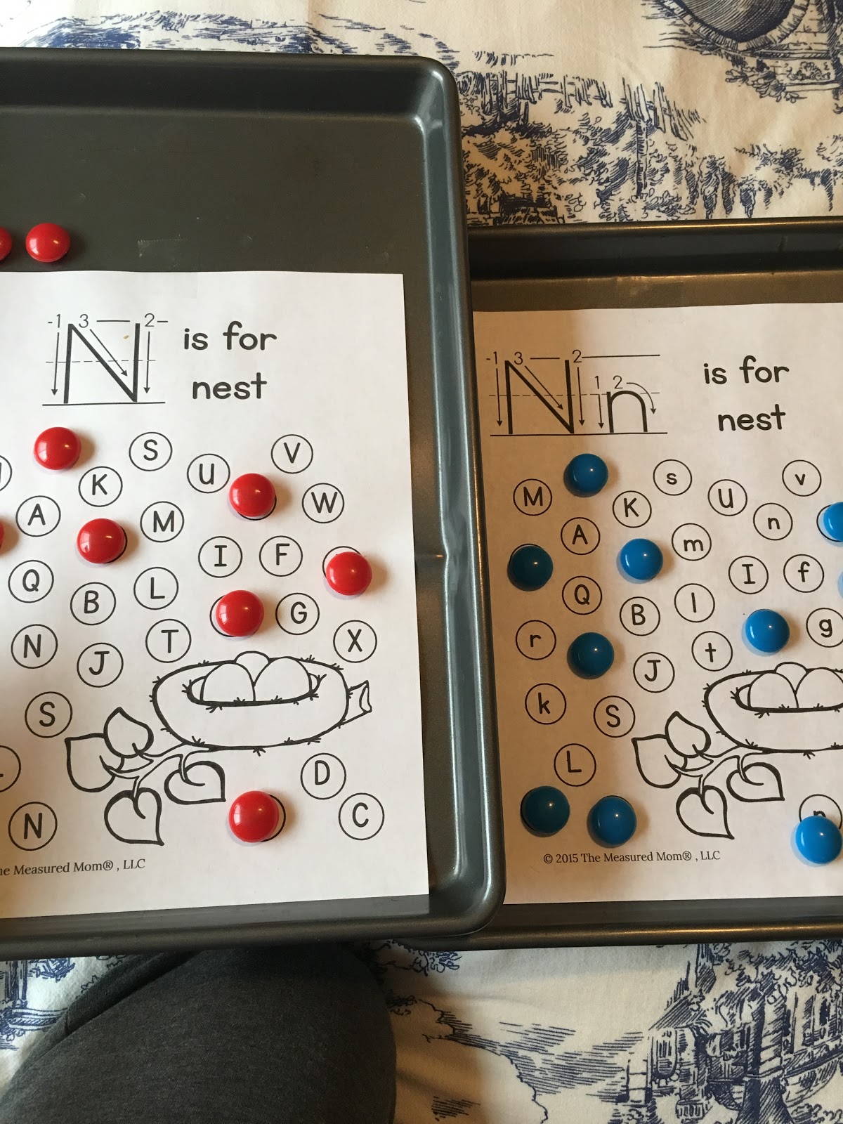 Letter N: Activities (ages 3 & 20 months)