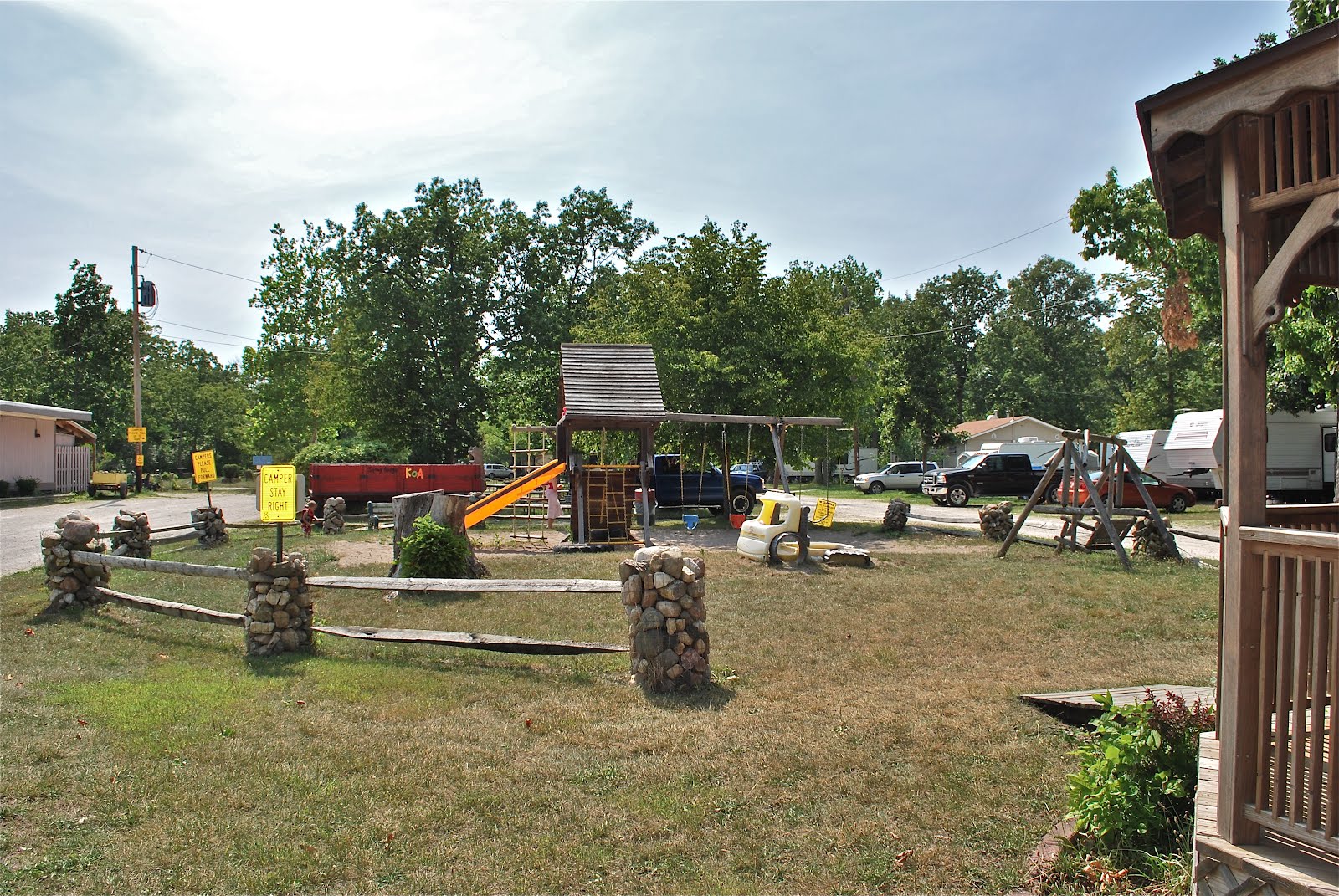 BLUE SKY AHEAD: Stony Ridge KOA, Perrysburg, Ohio