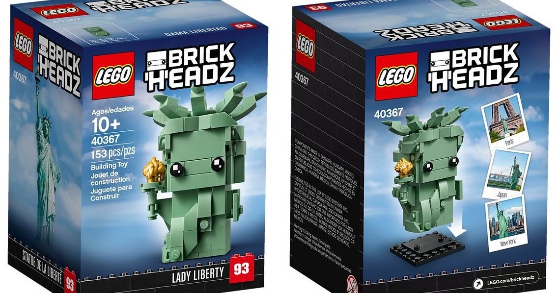 【趣新聞】LEGO 自由女神像 BrickHeadz 大頭公仔 40367 現身！