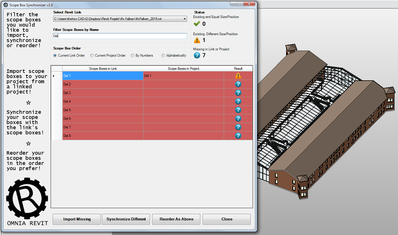 Revit Add-Ons: Free Scope Box Synchronizer
