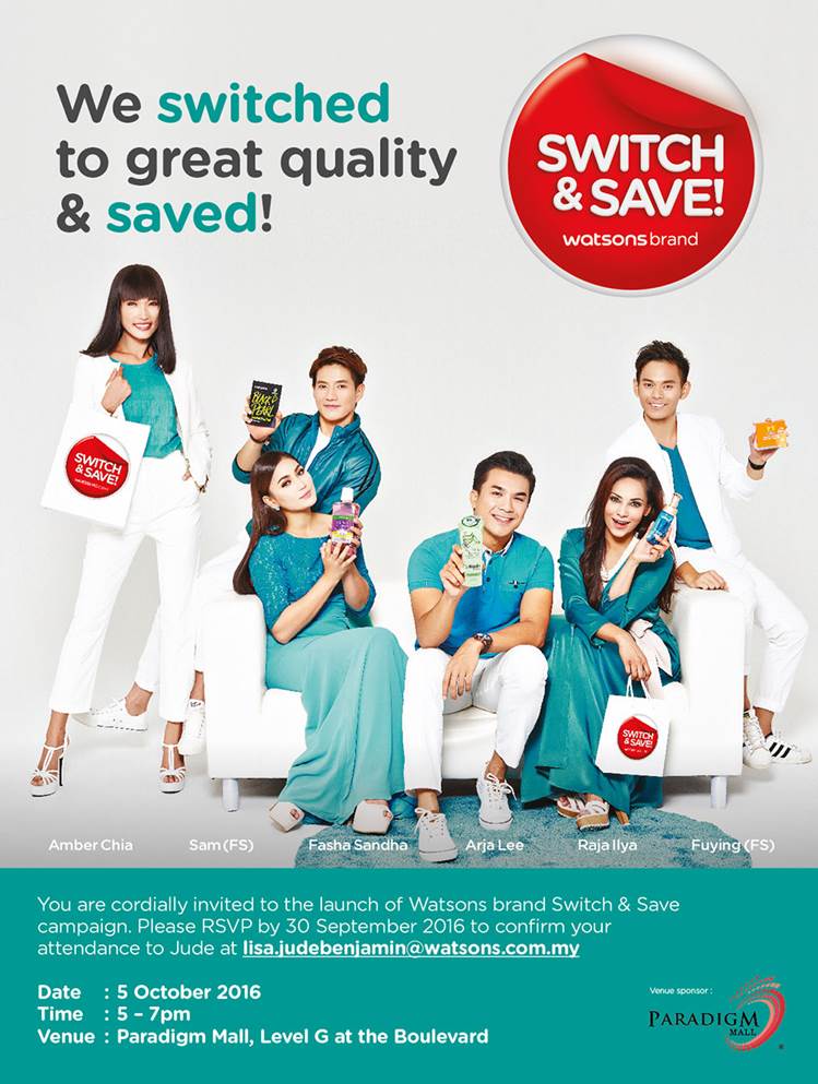 Belongs to Miss A: Switch and Save Watsons campaign!