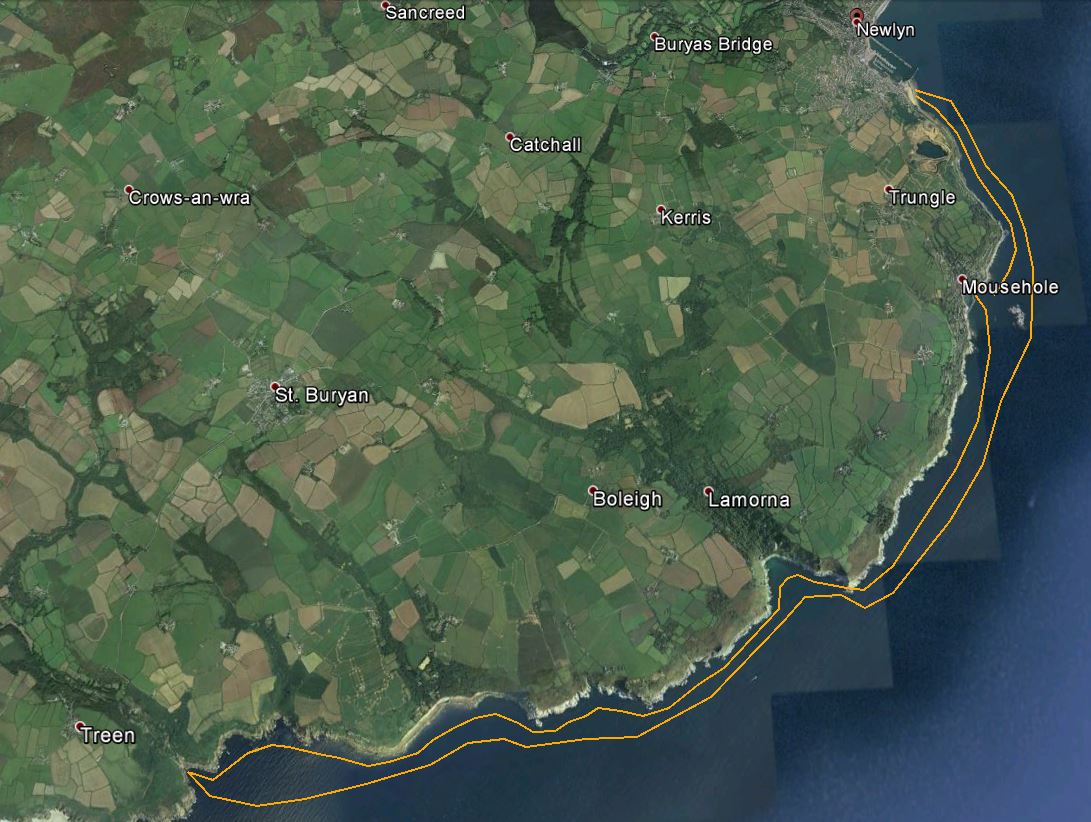 Kayak Cornwall: Sea kayak trips exploring the coast of Cornwall: Newlyn ...