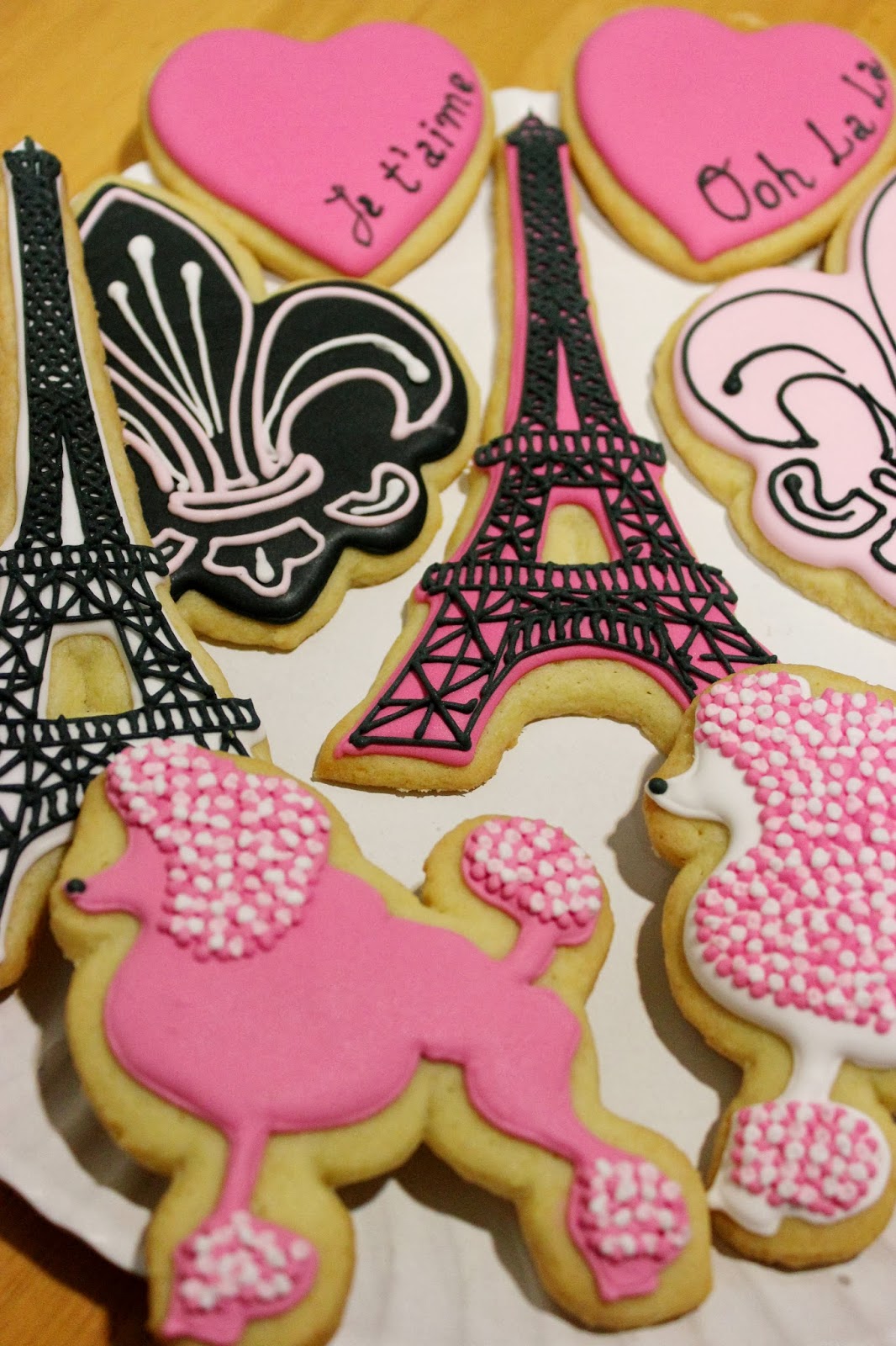 Kiara`s cakes: Galletas decoradas ¡J'adore Paris!