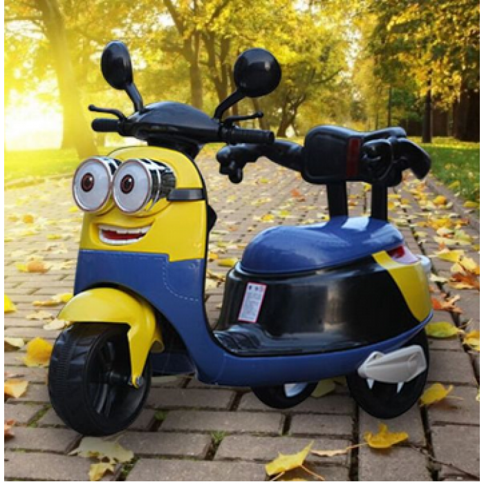 little-kiddo-store: MINION ELECTRIC (BATTERY) KIDS RIDE ON MOTORBIKE