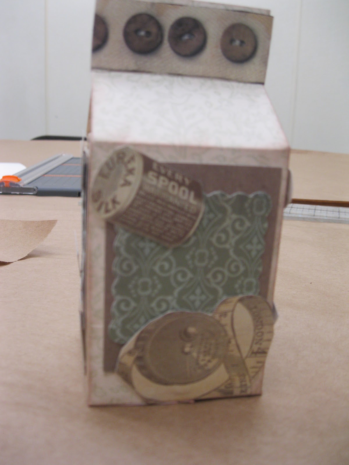 Ames Crafts: Milk Carton Template