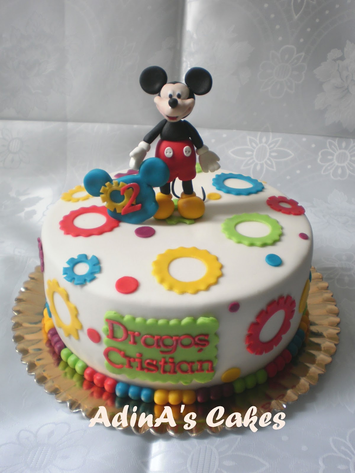 AdinA's Cakes -Torturi magice in Galati: TORT CU MICKEY MOUSE