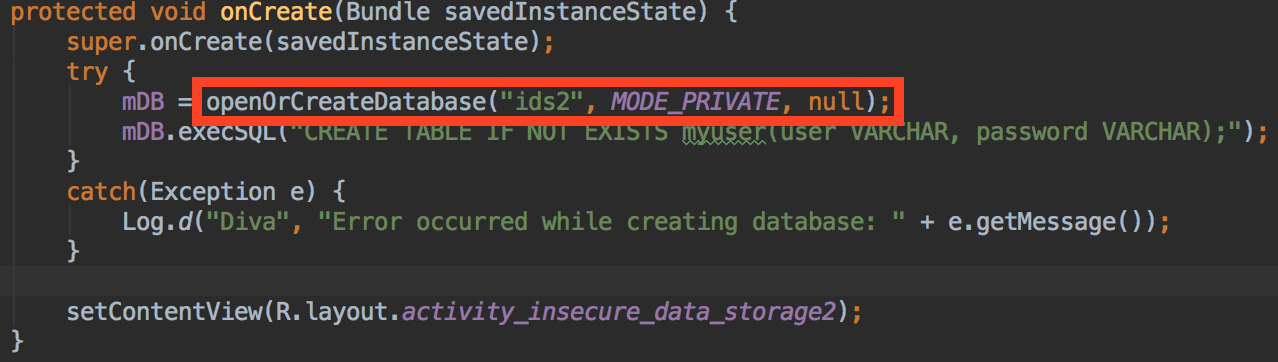 The Deadline: DIVA Android - 4.Insecure Data Storage – Part 2