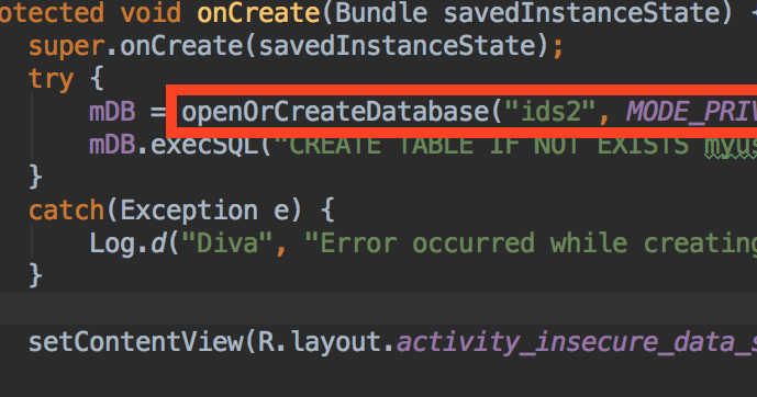 The Deadline: DIVA Android - 4.Insecure Data Storage – Part 2