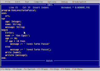 Cara Penulisan Pangkat pada Turbo Pascal - Dzulcyber.Com