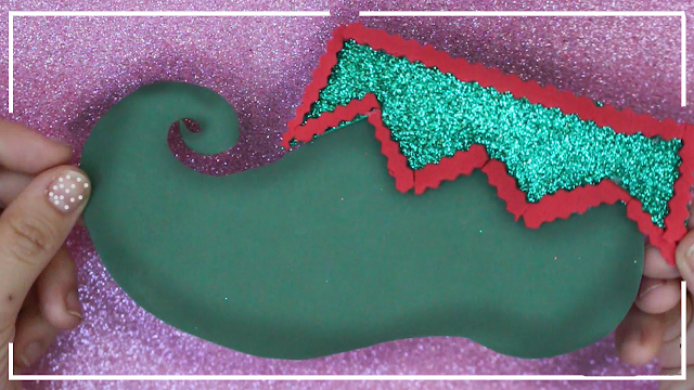 Botas de duende en Foami / Botas de elfo / Botas de Navidad