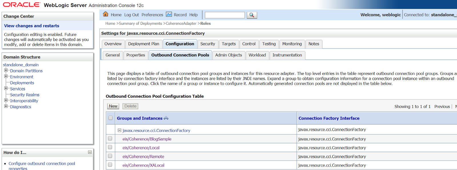 Creating Coherence Adapter Connection Factories Through Wlst Script Oracle Soa Suite 12c