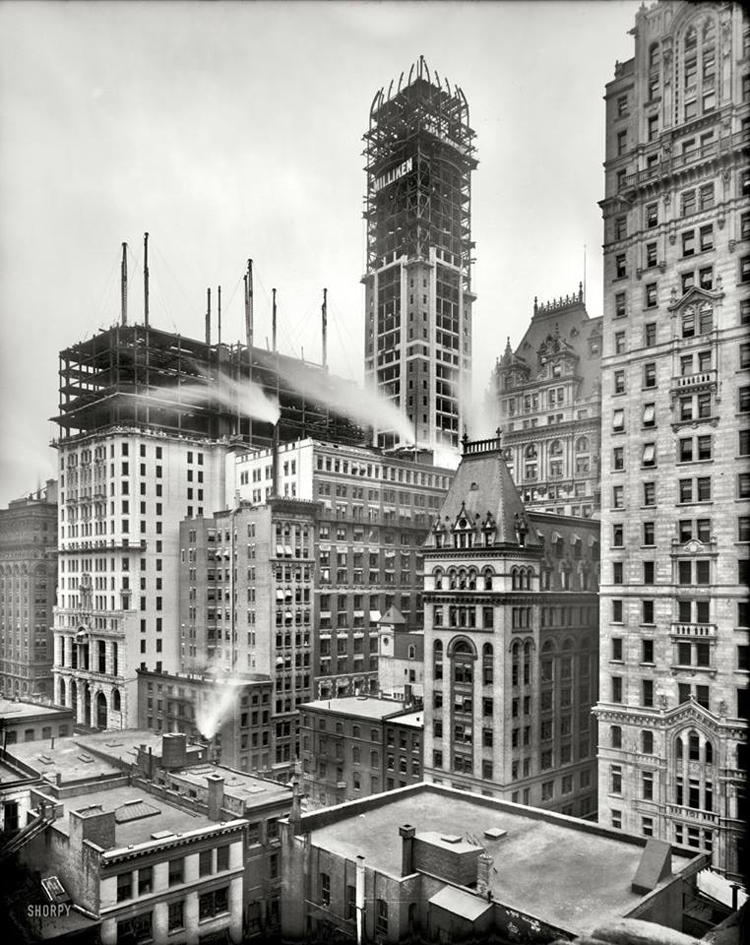 EL BLOG DE NEW YORK: Singer Building under construction
