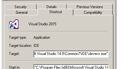 Srinivas Blog : How to Force Visual studio to run always in ...
