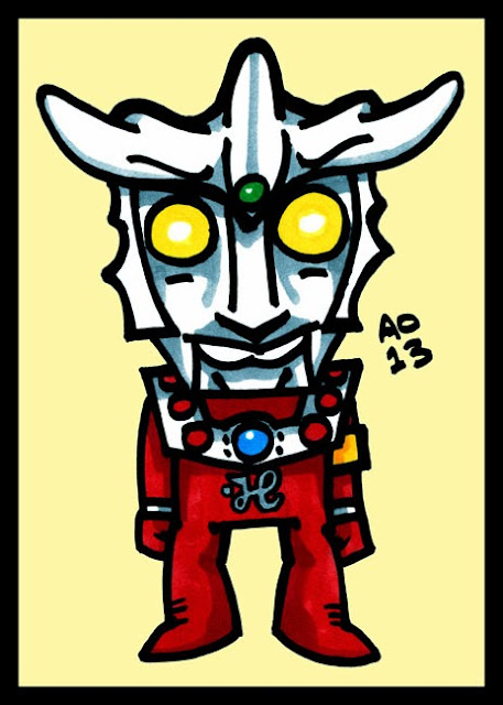 CERT|F|ED: alberto: sketch 067 - ultraman leo