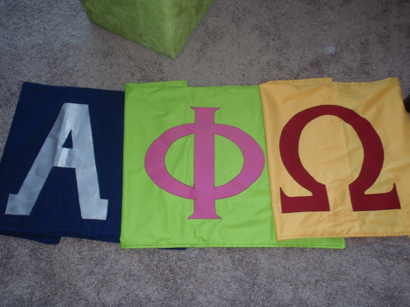 College Crafter: Fraternity Flags