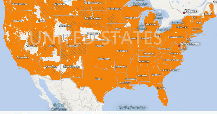 Airvoice Wireless Coverage Map