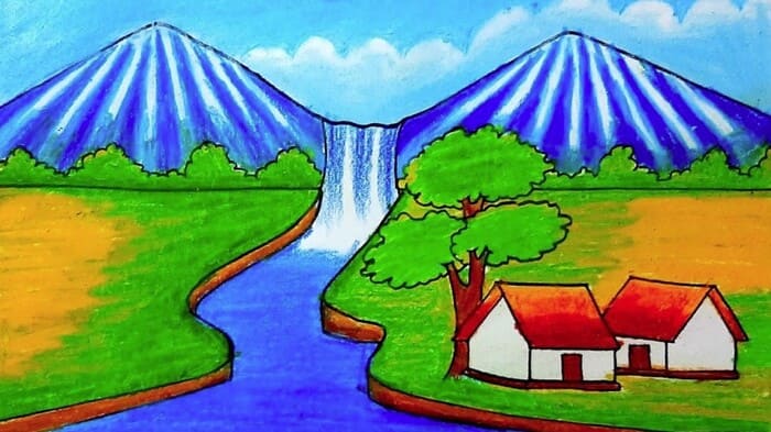 Contoh Gambar Montase Pemandangan Alam, Laut dan Pantai - Agung Hostkey