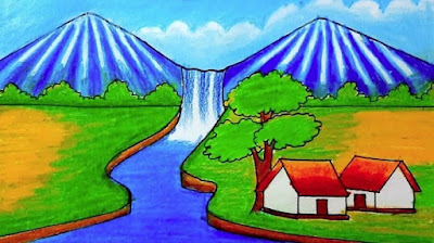 Contoh Gambar Montase Pemandangan Alam, Laut dan Pantai - Agung Hostkey