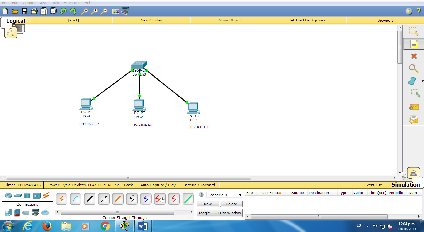 PRACTICAS DE PACKET TRACER