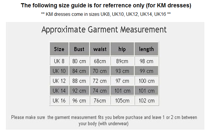 Glittery Divaz: Size Chart Guide