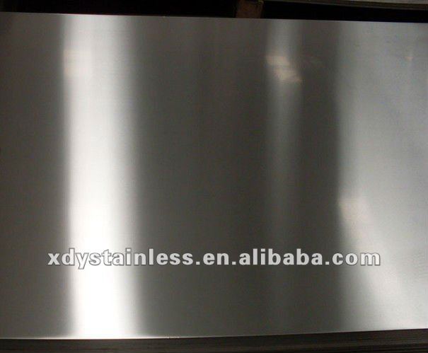 Polished stainless steel sheets and polish plate