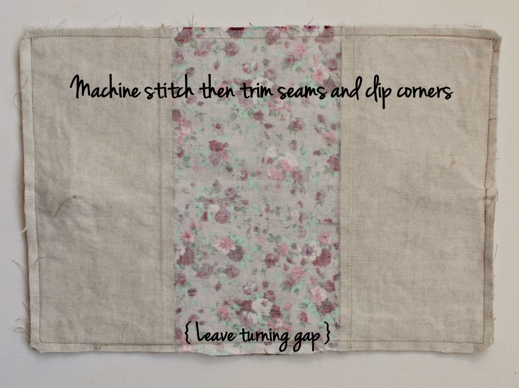 SewforSoul: Fabric Notebook Cover Tutorial