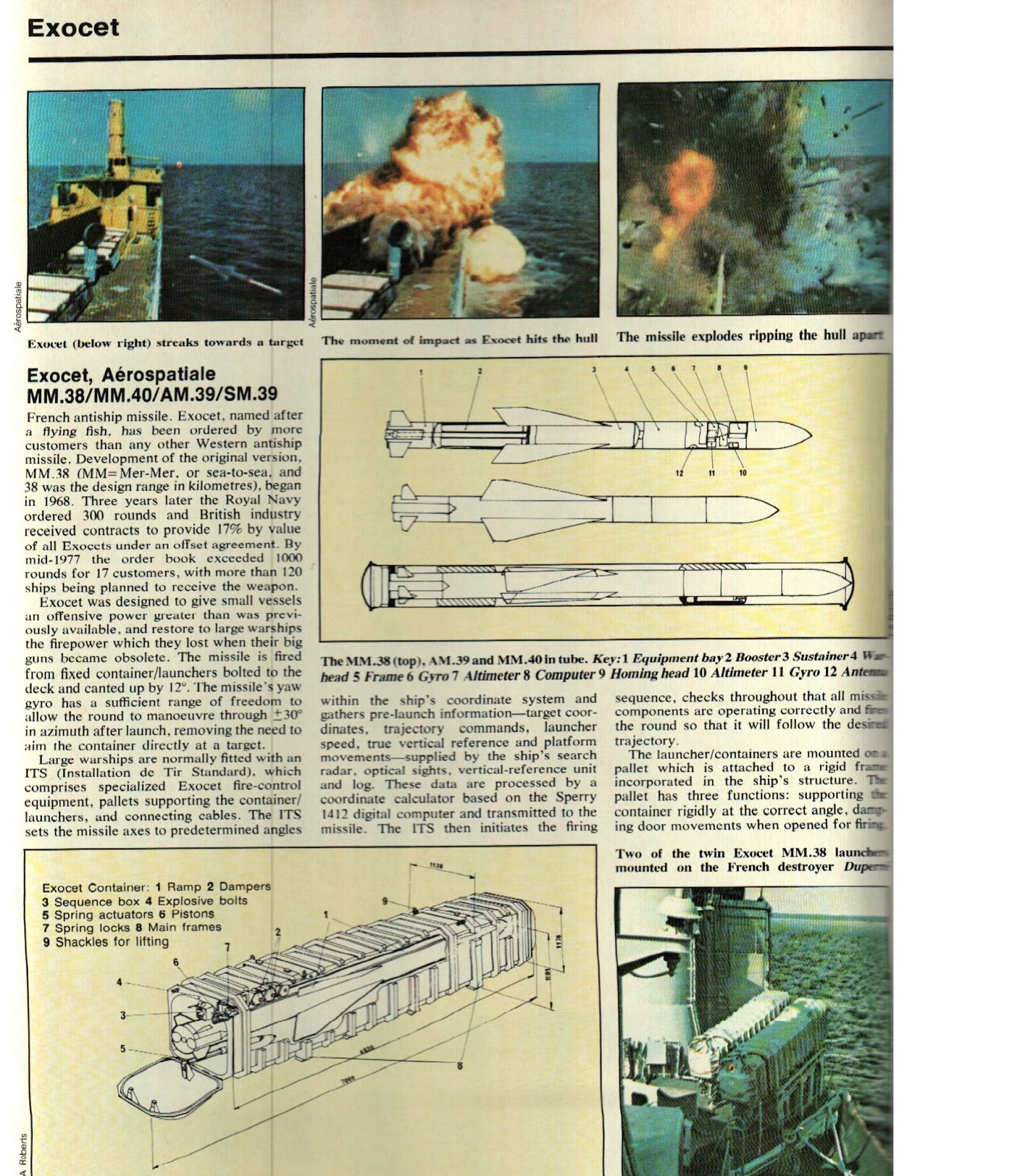 War Toys and Calculators: Missile of The Day: Exocet Missile