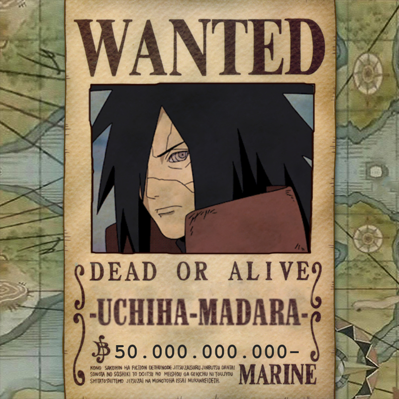 Anime Wanted Posters