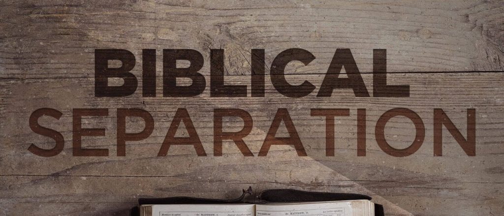 Come Out From Them and Be Separate