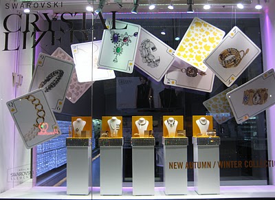 extravaganza: Swarovski window display ( merchandising )
