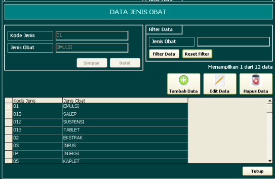 blognya deppy: Pengembangan Sistem Informasi Persediaan Obat Apotek