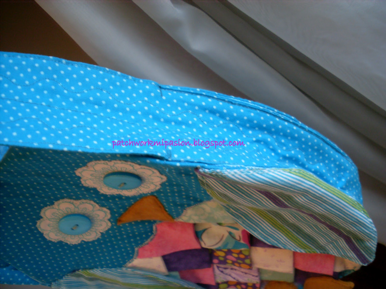 PATCHWORK MI PASION: BOLSO BUHO